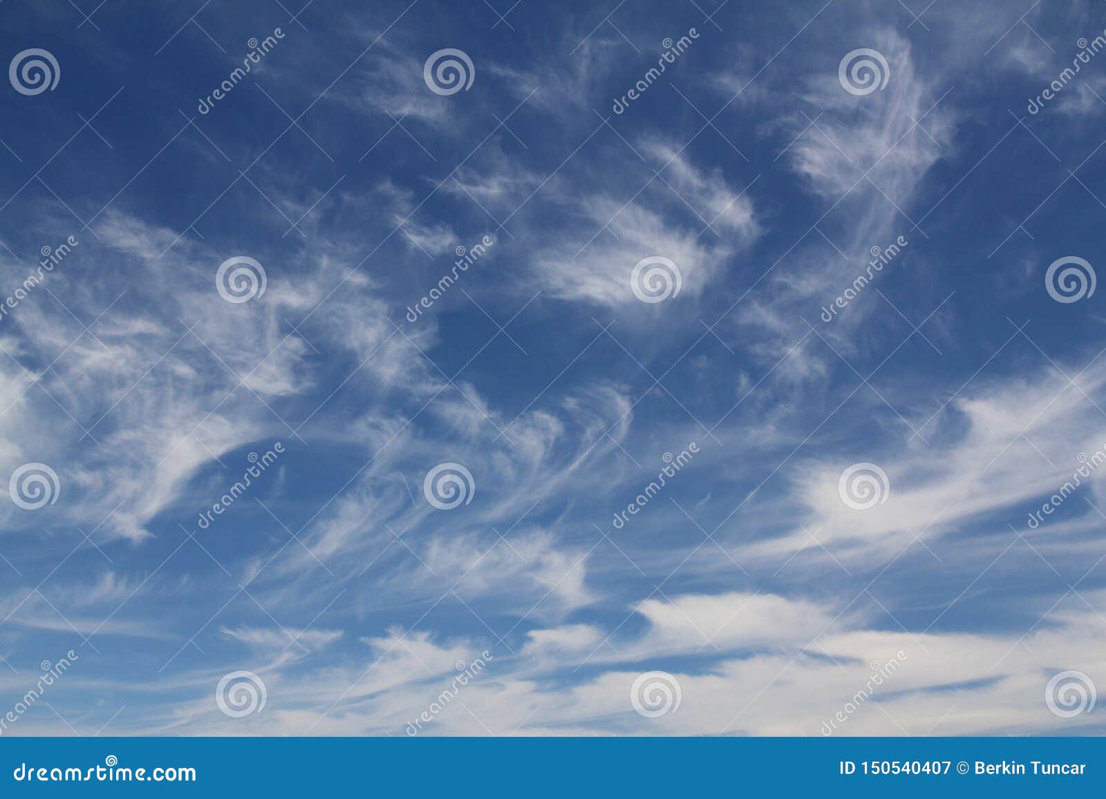 The Vast Blue Sky and Clouds Sky. Stock Image - Image of blue, horizon ...