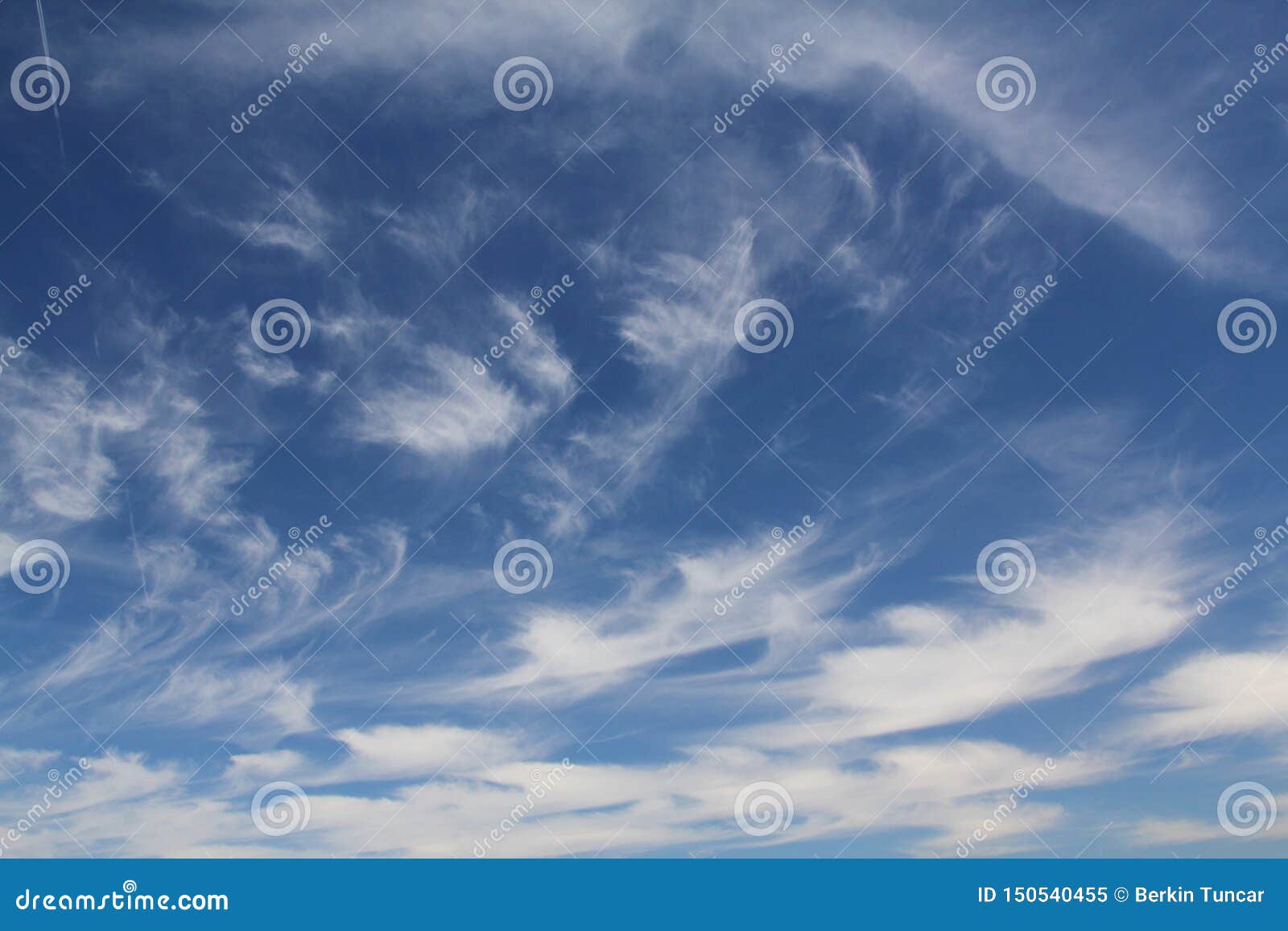 The Vast Blue Sky and Clouds Sky. Stock Image - Image of blue, clouds ...