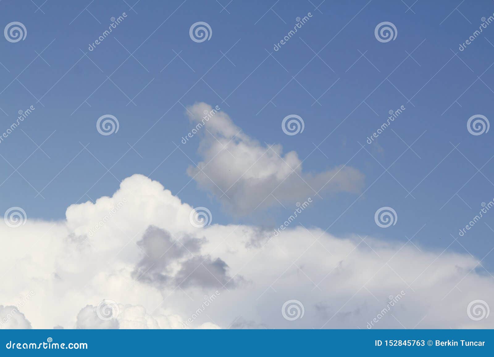 The Vast Blue Sky and Clouds Sky. Blue Sky Background with Tiny Clouds ...