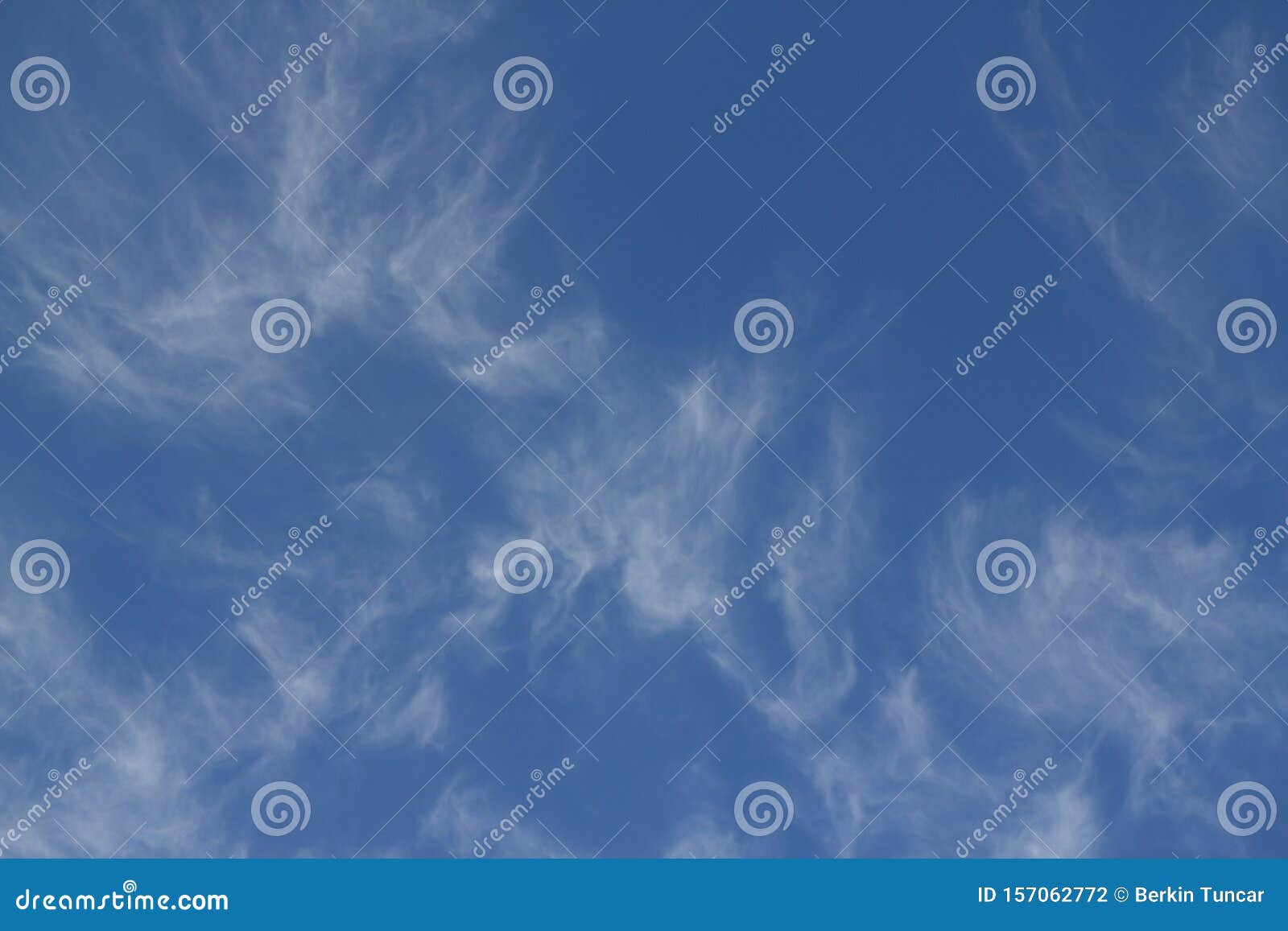 The Vast Blue Sky and Clouds Sky. Blue Sky Background with Tiny Clouds ...