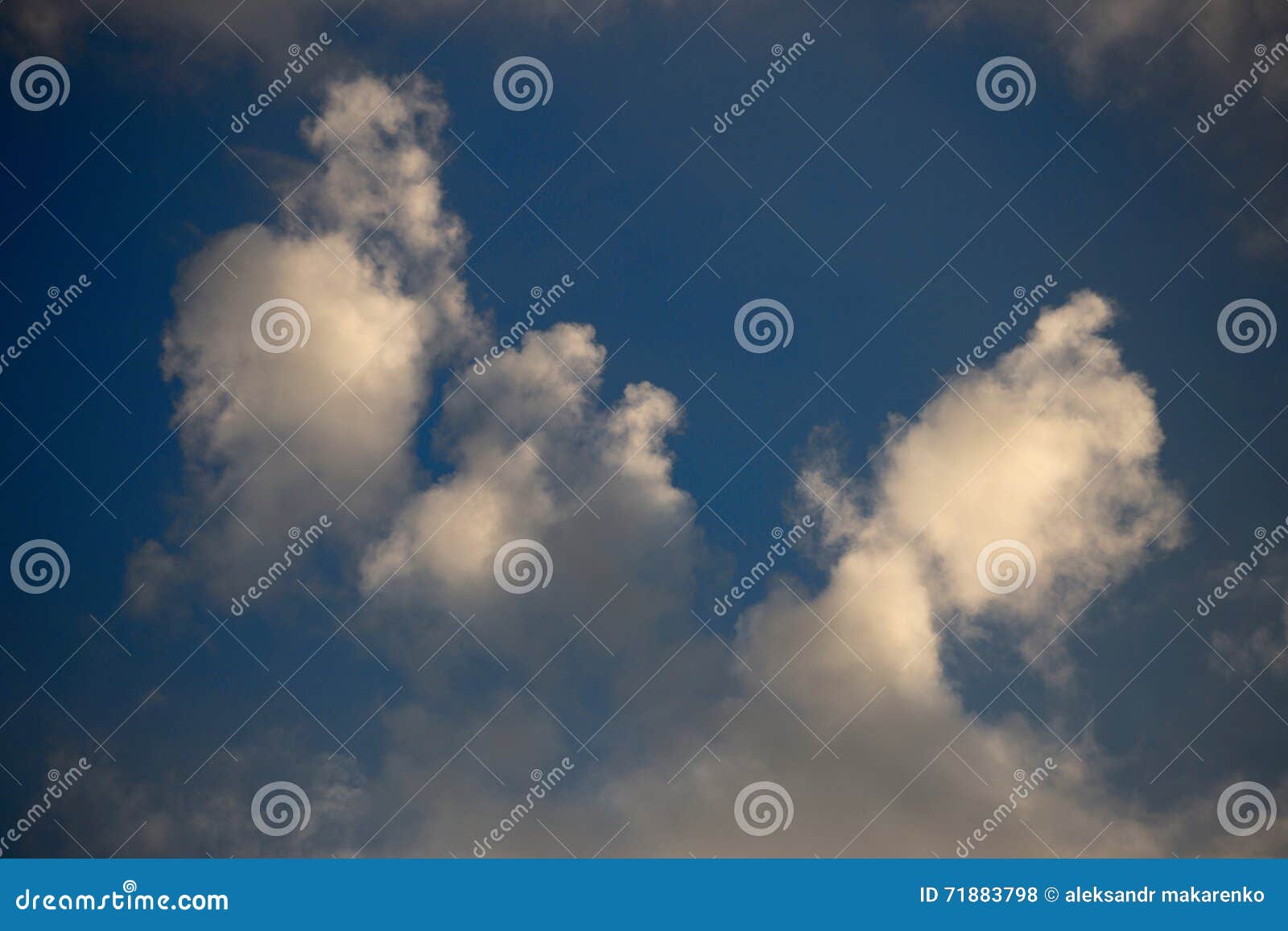 The Vast Blue Sky and Clouds Sky Stock Photo - Image of freedom ...