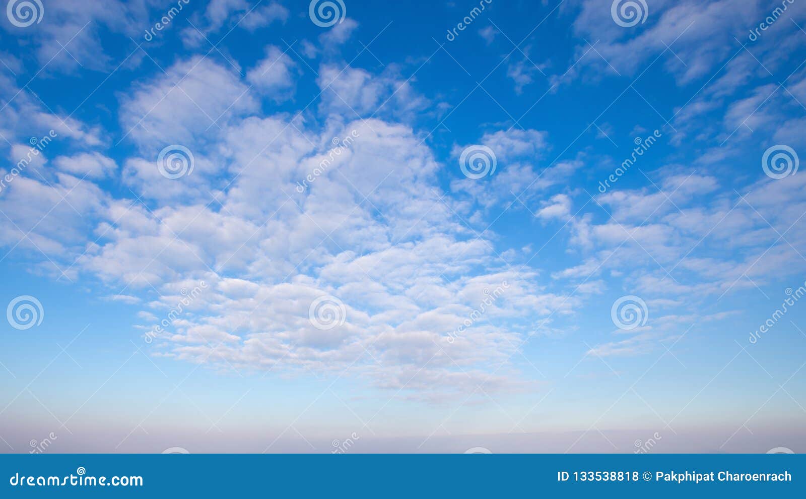 The Vast Blue Sky and Clouds Sky Background Stock Photo - Image of dark ...
