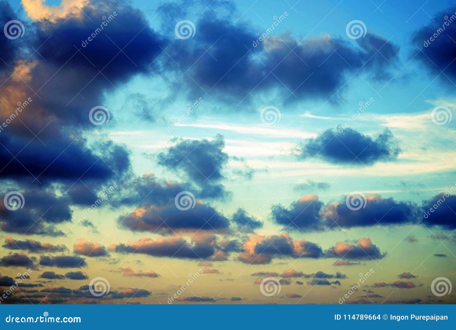 The Vast Blue Sky and Clouds Sky. Blue Sky and Clouds for Background ...