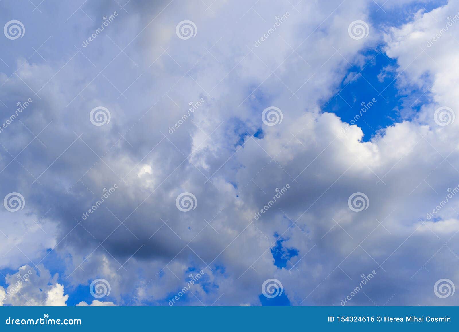 The Vast Blue Sky and Clouds Sky Stock Photo - Image of light, backdrop ...