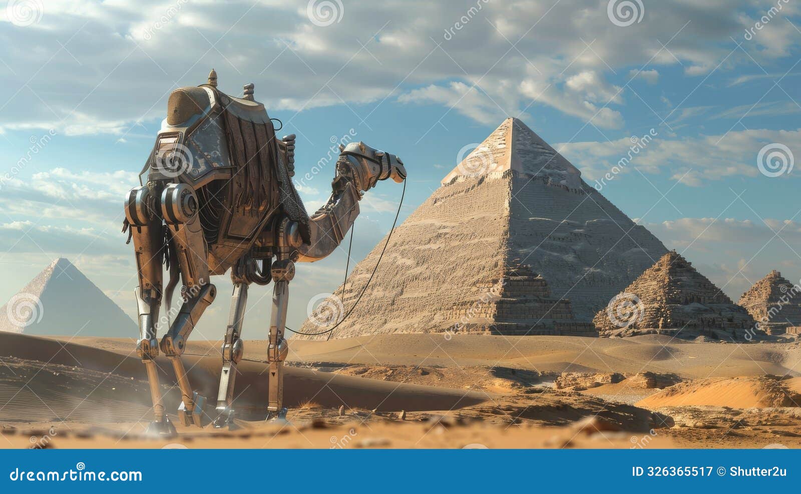 In the Vast Desert a Robot Camel and Tour Guide Uncover the Secrets of ...
