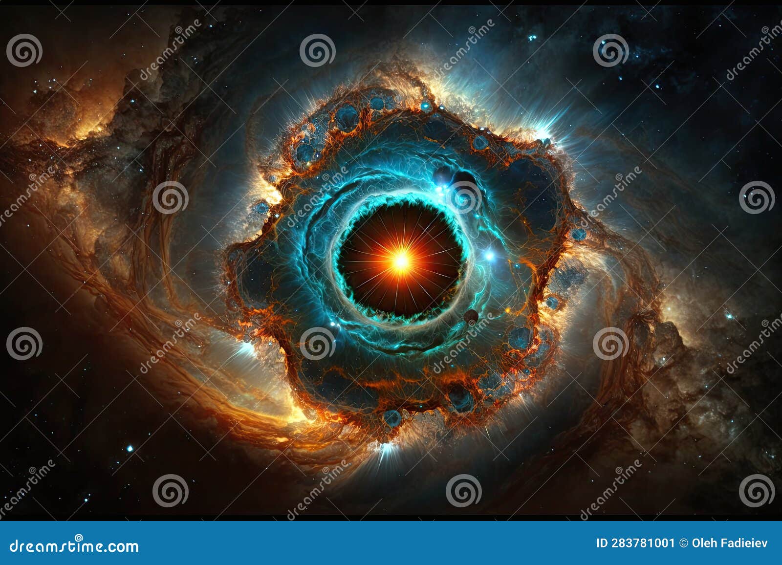 Planets and Galaxies in Outer Space Showing the Beauty of Space ...