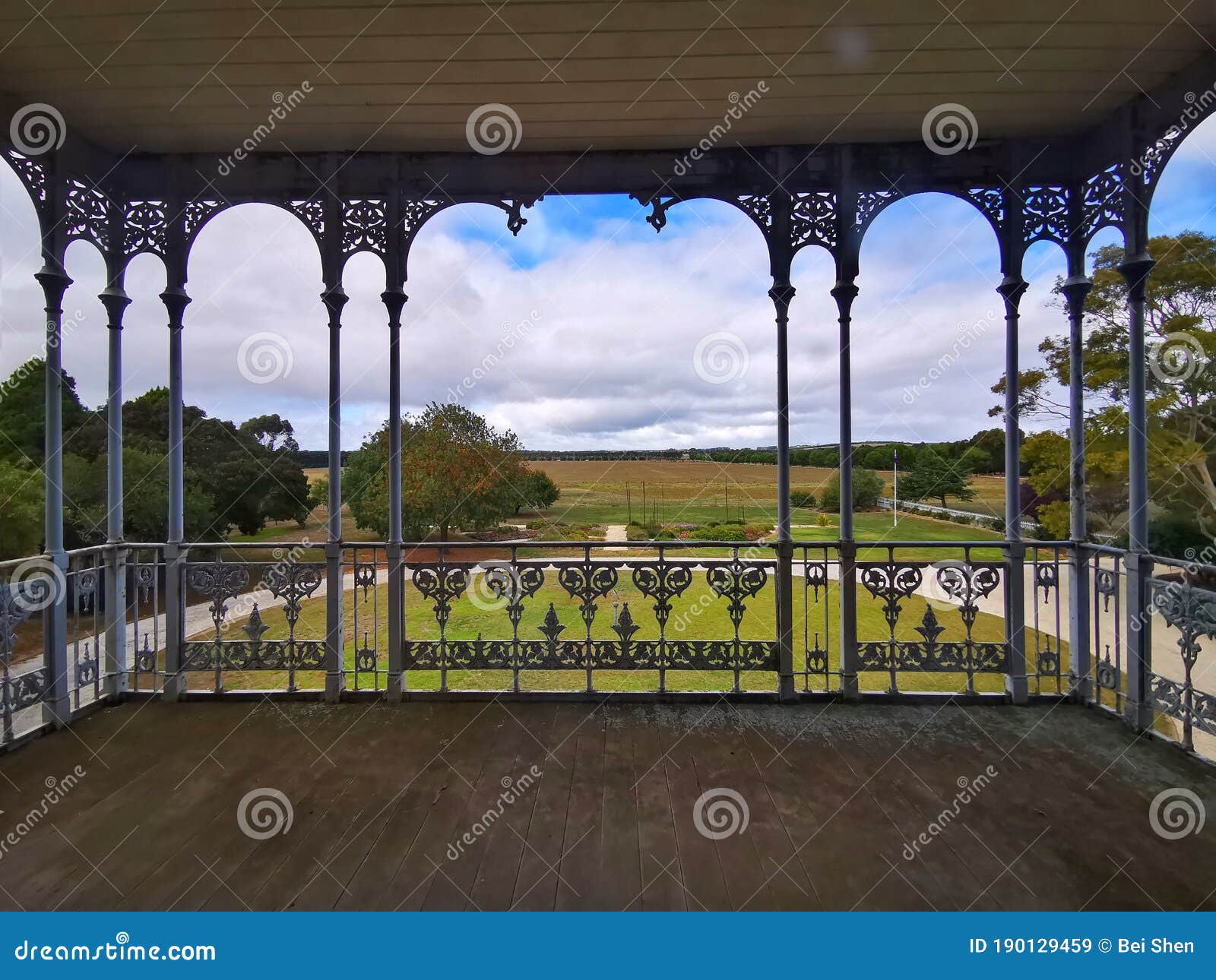 The Vast Field Outside the Window Stock Image - Image of tourism ...