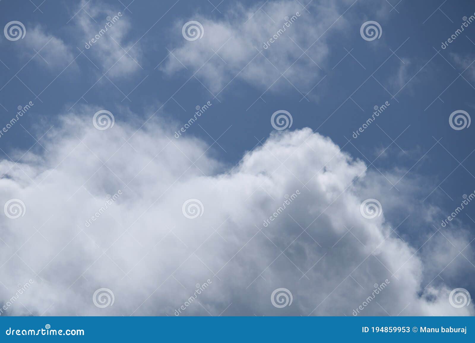 Infinite Blue Sky Background Royalty-Free Stock Photography ...