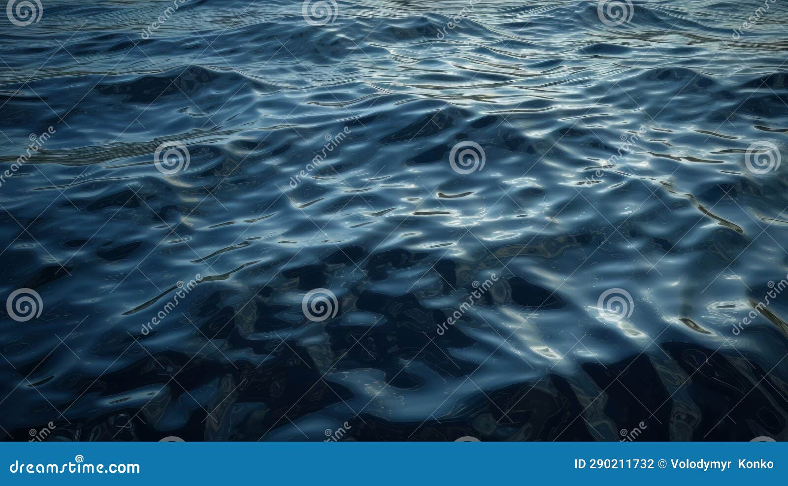 A Vast Ocean with Waves Crashing Against Each Other Under a Cloudy Sky ...