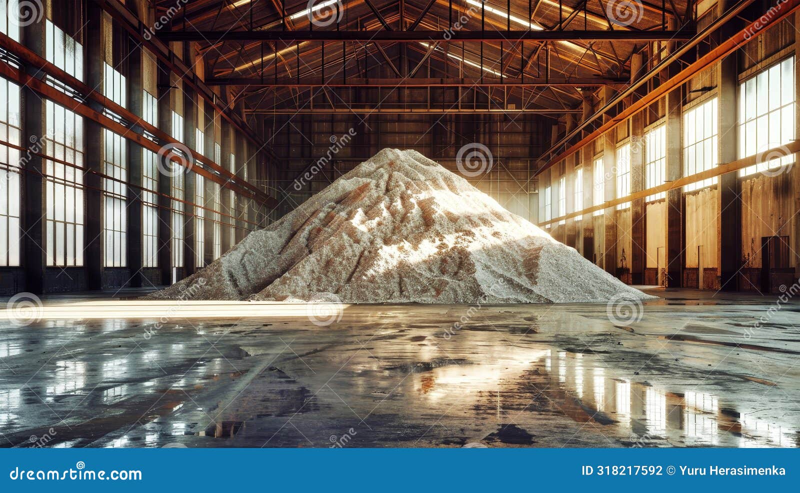 A Vast Quantity of White Sand, Used for Manufacturing Potash ...