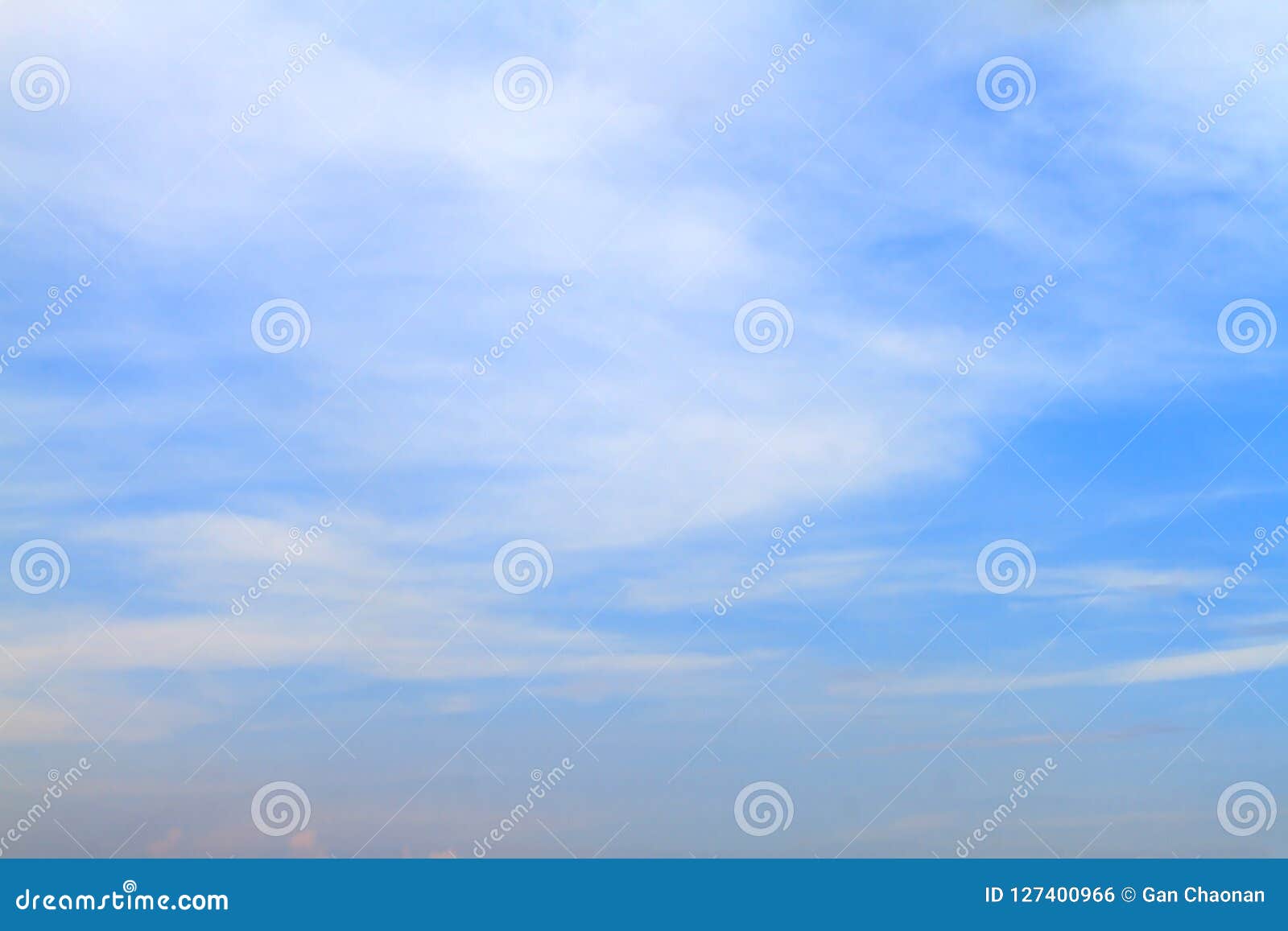 The Vast Sky and the White Clouds Float in the Sky. Stock Photo - Image ...