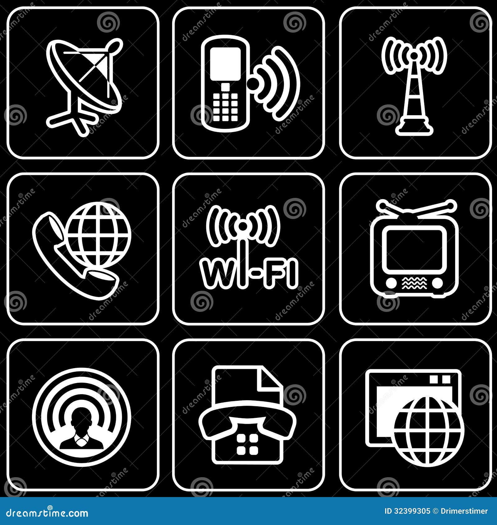 Vastgestelde Pictogrammen - Computer, Web, Internet, Technologie Stock ...