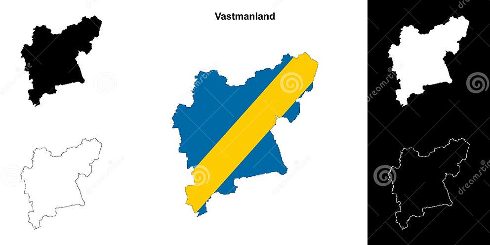 Vastmanland outline map stock vector. Illustration of sverige - 324133519 Vastmanland outline map stock vector. Illustration of sverige - 324133519