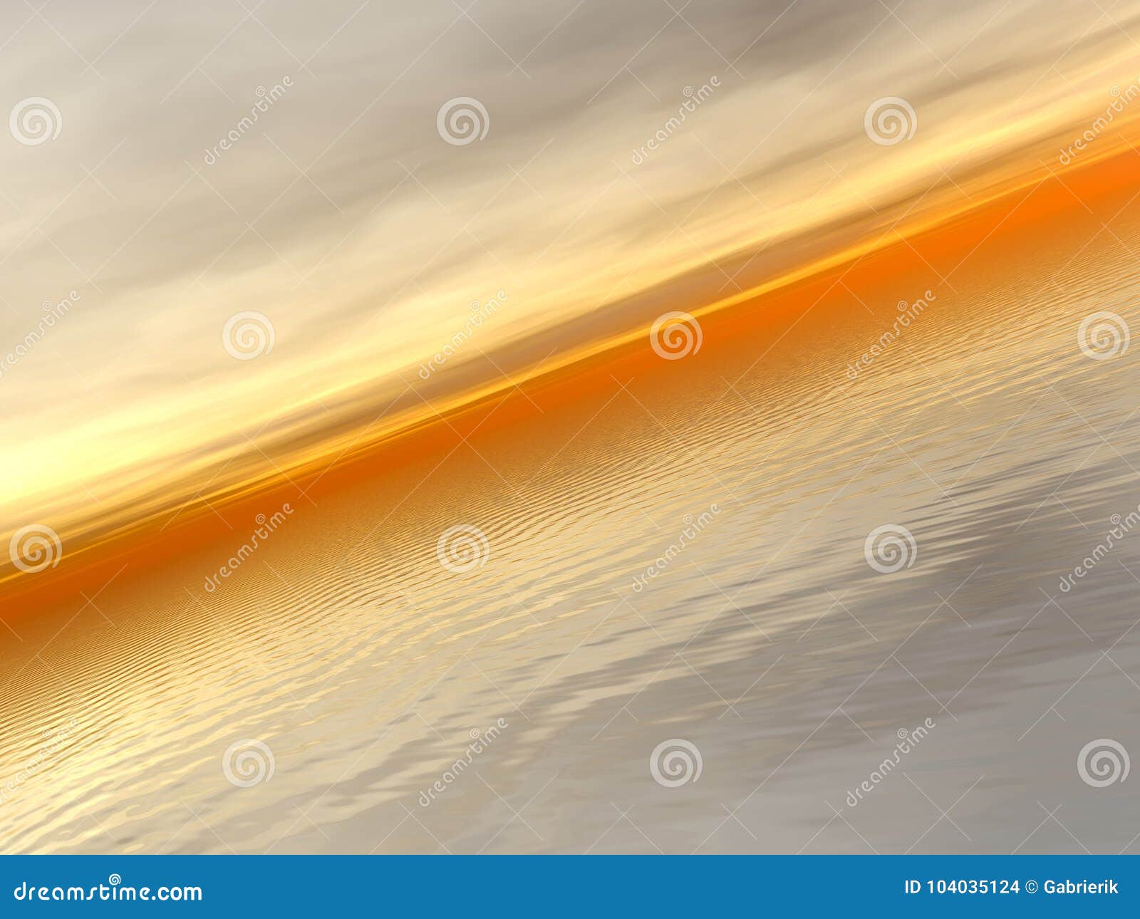 The Vastness of the Ocean - at Nightfall Stock Illustration ...