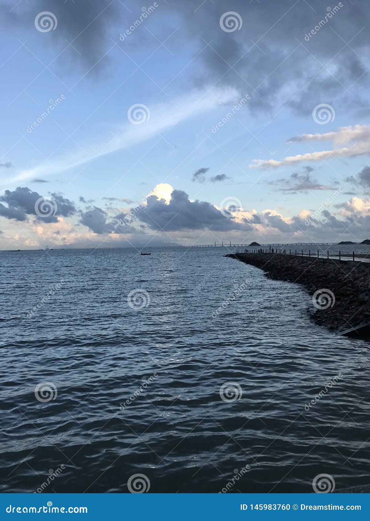 The vastness of the sea stock photo. Image of boundless - 145983760