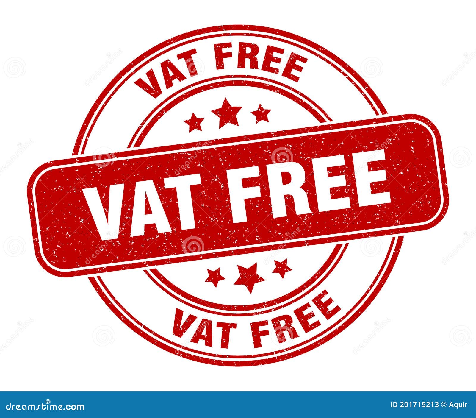 Vat Free Stamp. Vat Free Label. Round Grunge Sign Stock Vector ...