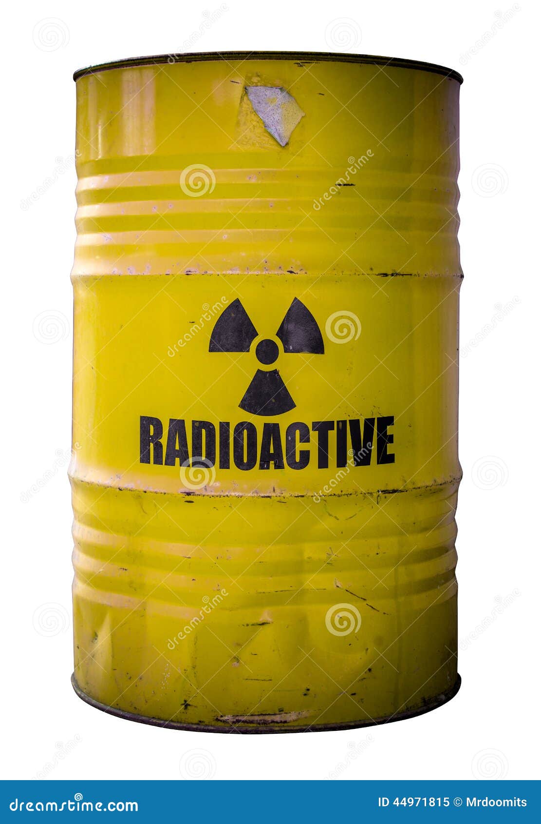 Vat kernafval stock afbeelding. Image of ramp, metaal - 44971815