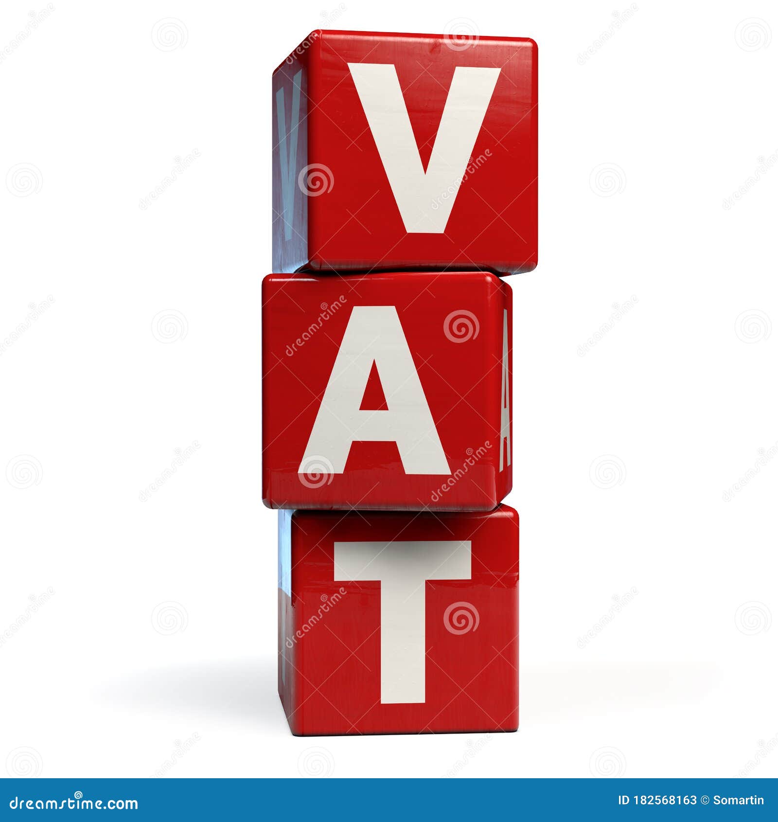 VAT Tax Clipart stock illustration. Illustration of block - 182568163