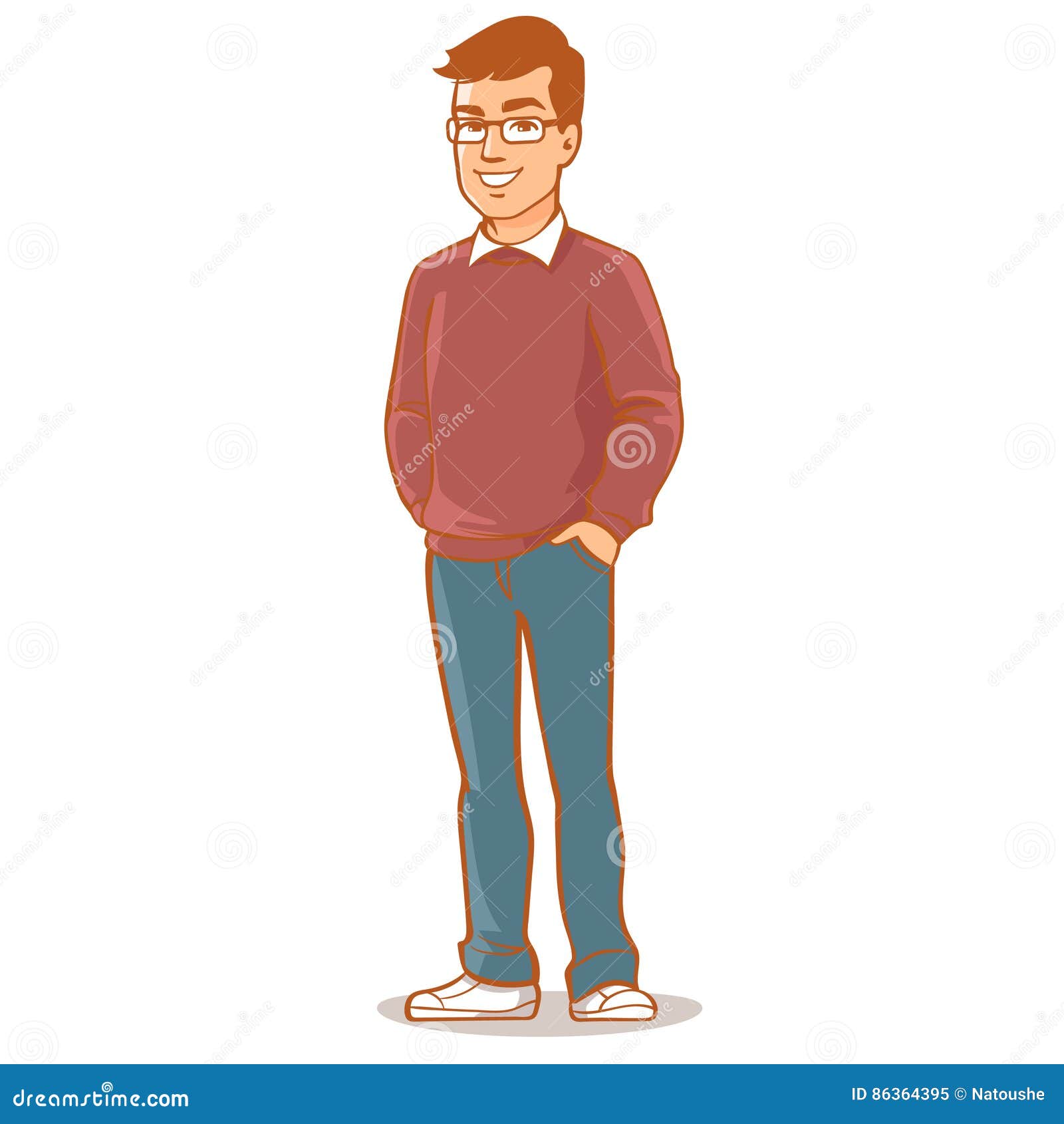 Vater vektor abbildung. Illustration von vater, elternschaft - 86364395