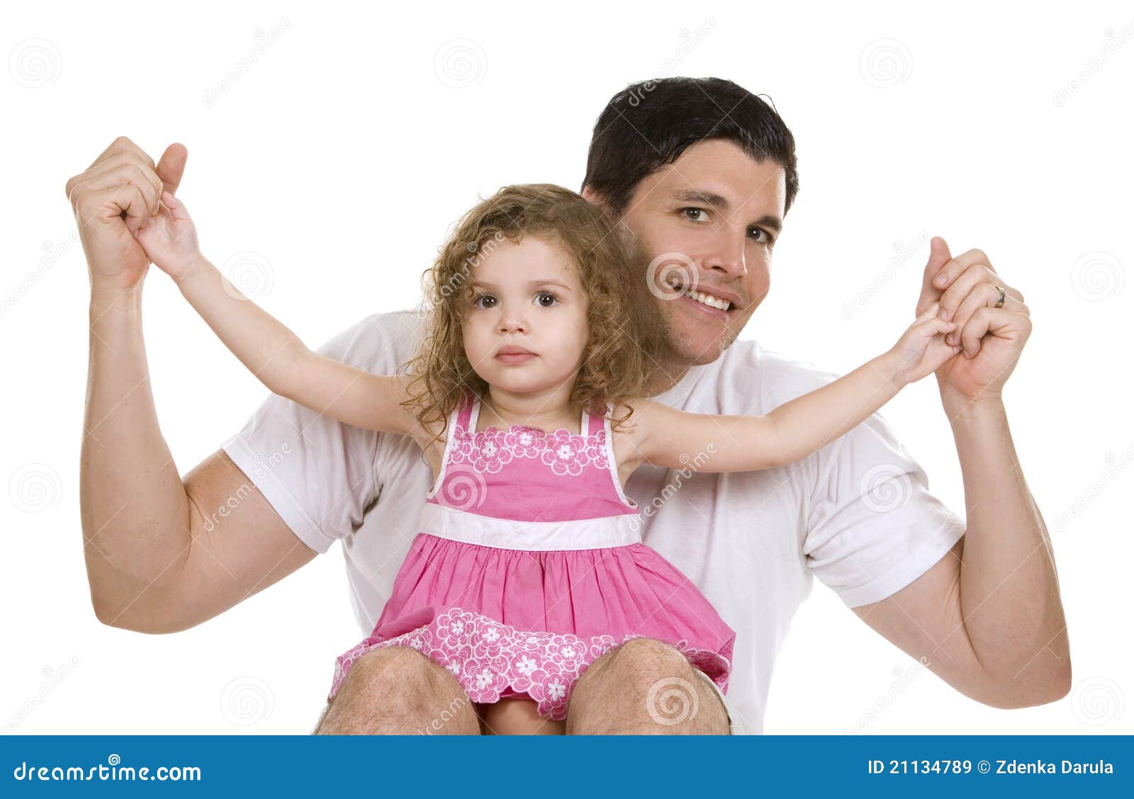 Vater Mit Tochter Stockbild Bild Von Kaukasisch Mann 21134789