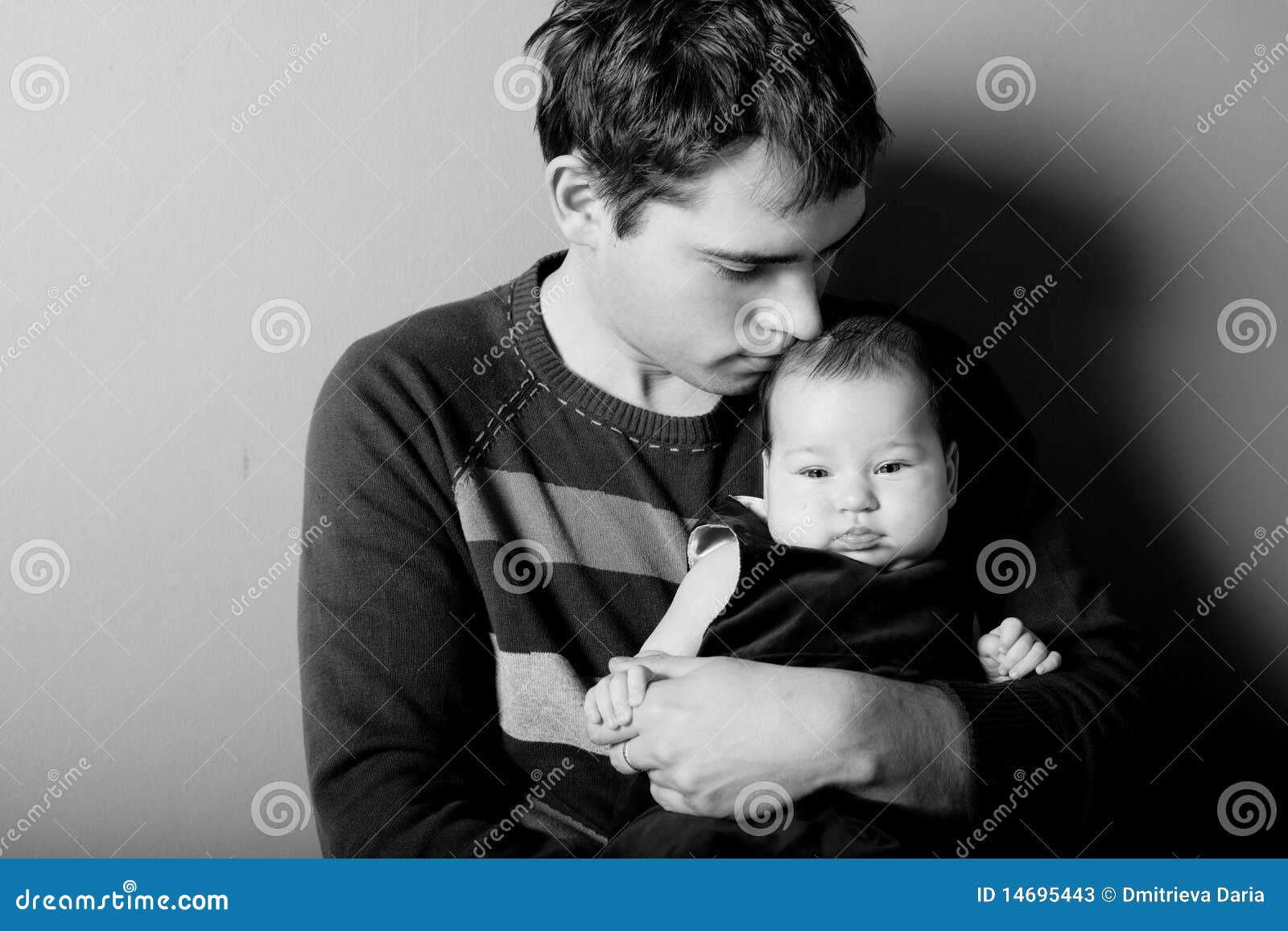 Vater Und Tochter Stockbild Bild Von Schätzchen Vaterschaft 14695443