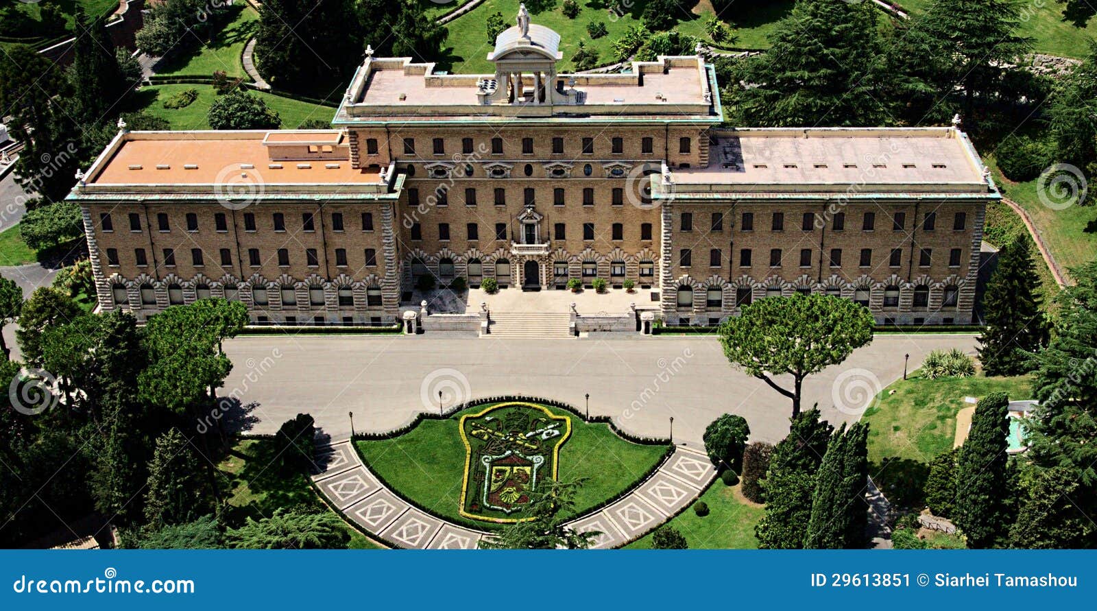 Vatican Building Panorama Stock Photo Stock Image - Image of light ...