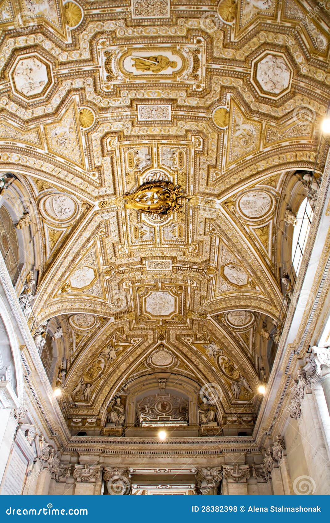 Vatican ceiling editorial stock photo. Image of italy - 28382398