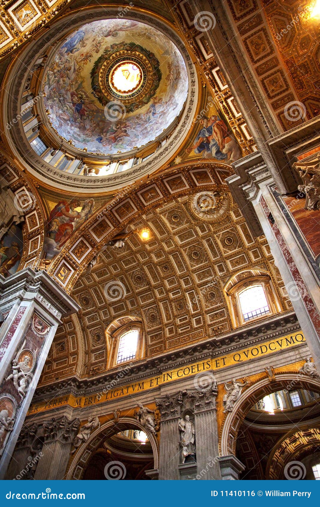 Vatican Ceiling Dome Rome Italy Editorial Photo - Image of architecture ...