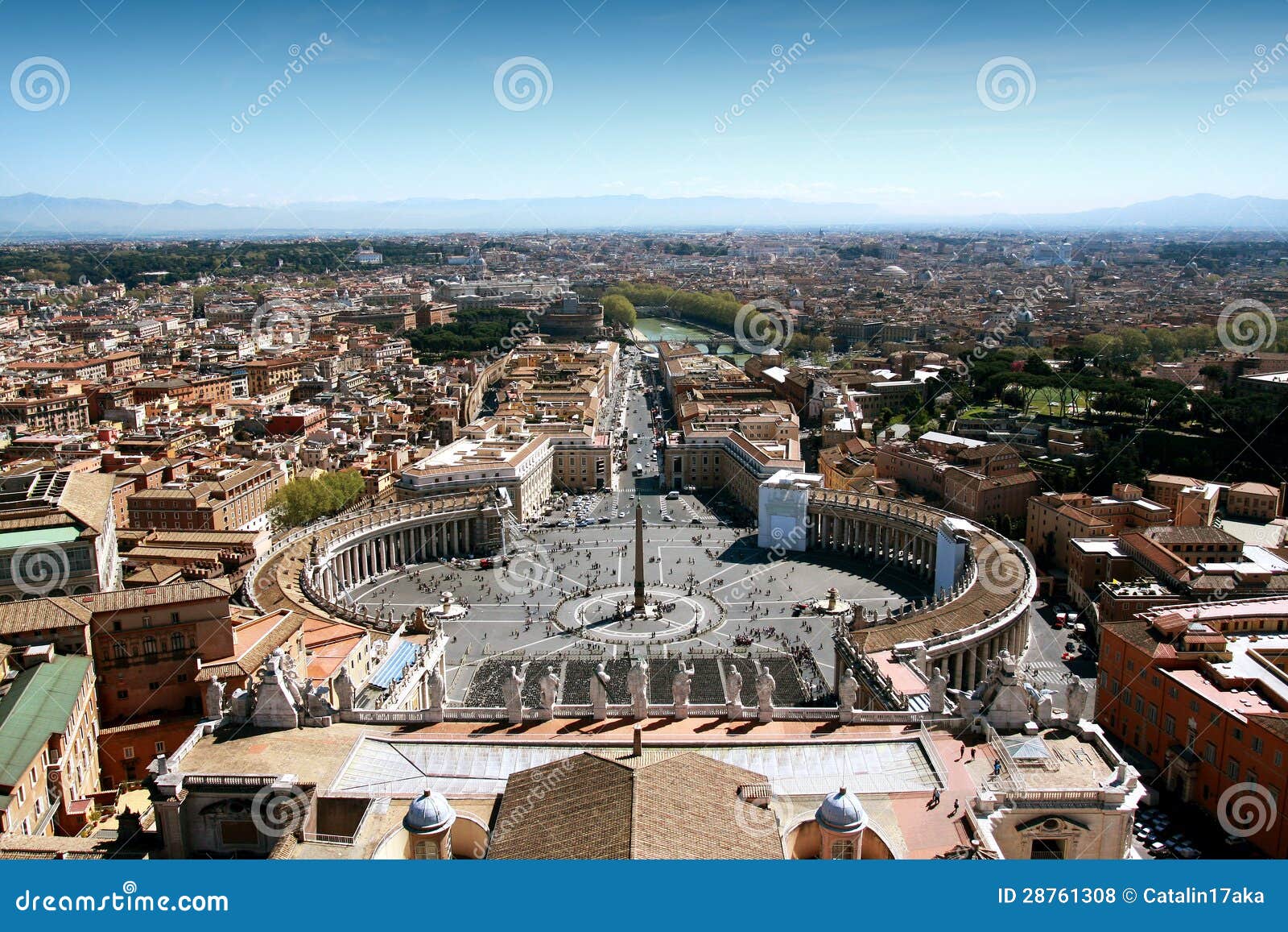 Vatican City stock photo. Image of dome, columns, landmark - 28761308