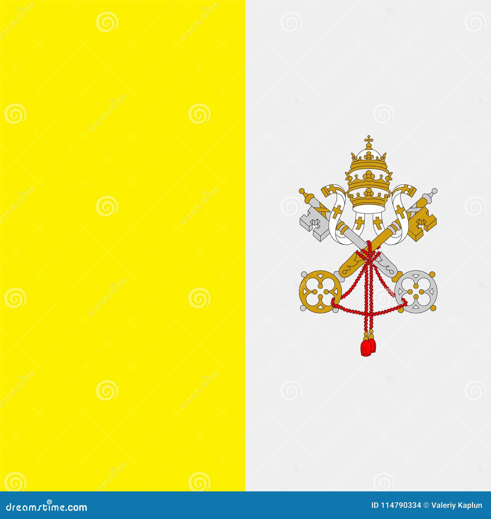 Vatican Flag On A Wooden Texture. Stock Image | CartoonDealer.com ...