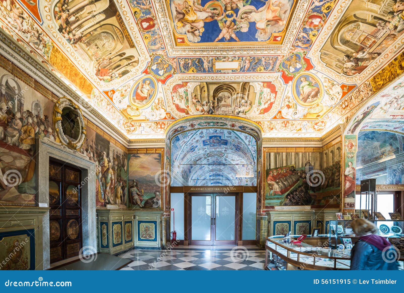 Vatican library editorial image. Image of vatican, italy - 56151915