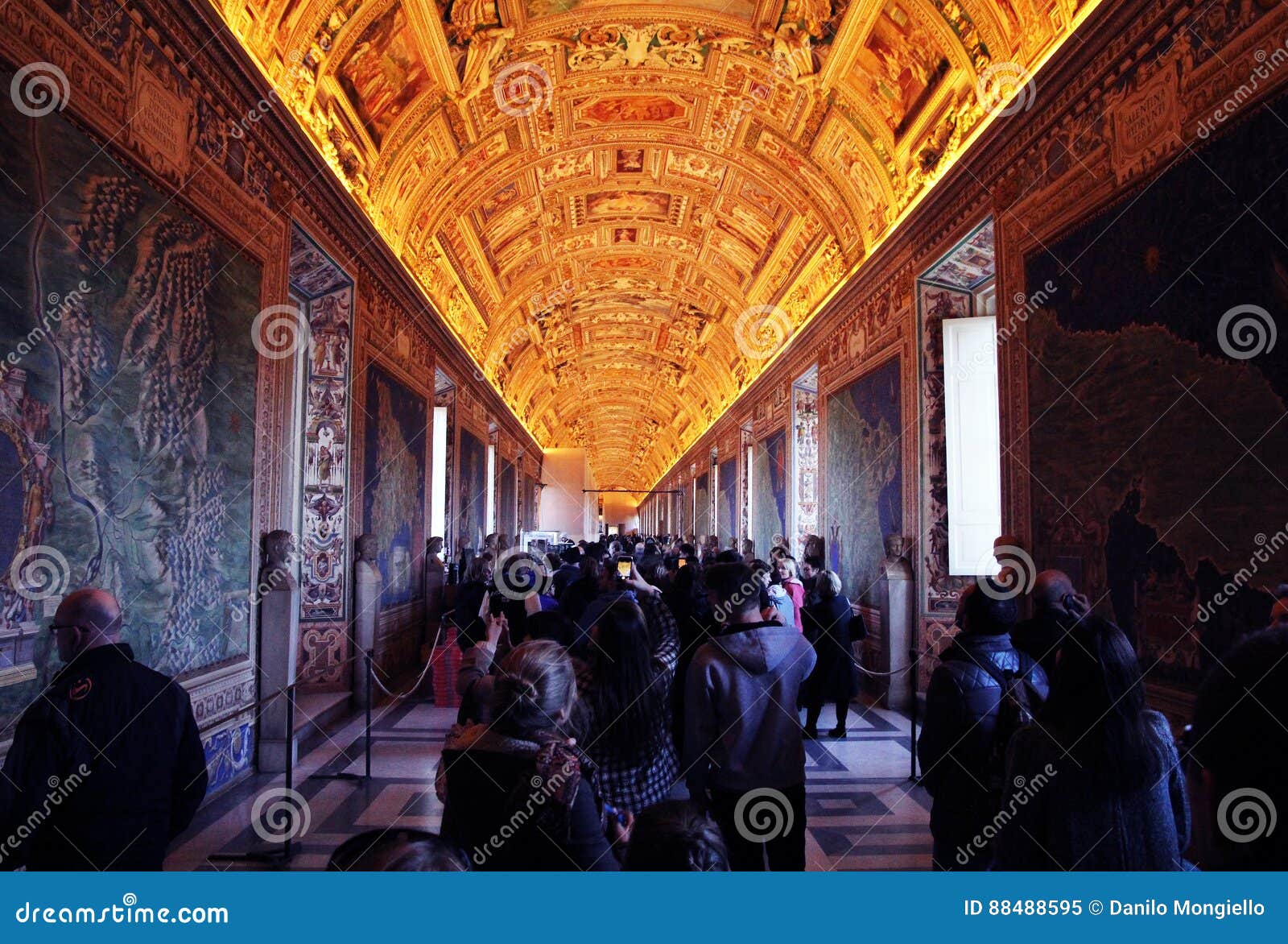 Vatican maps room editorial image. Image of europe, inside - 88488595