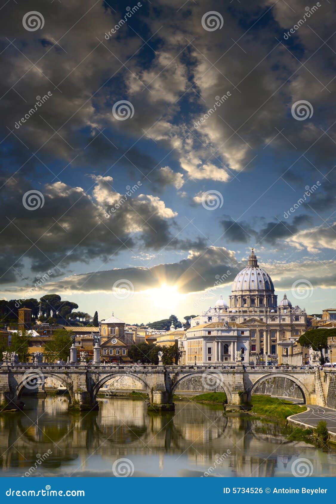 Vatican in the morning stock photo. Image of building - 5734526
