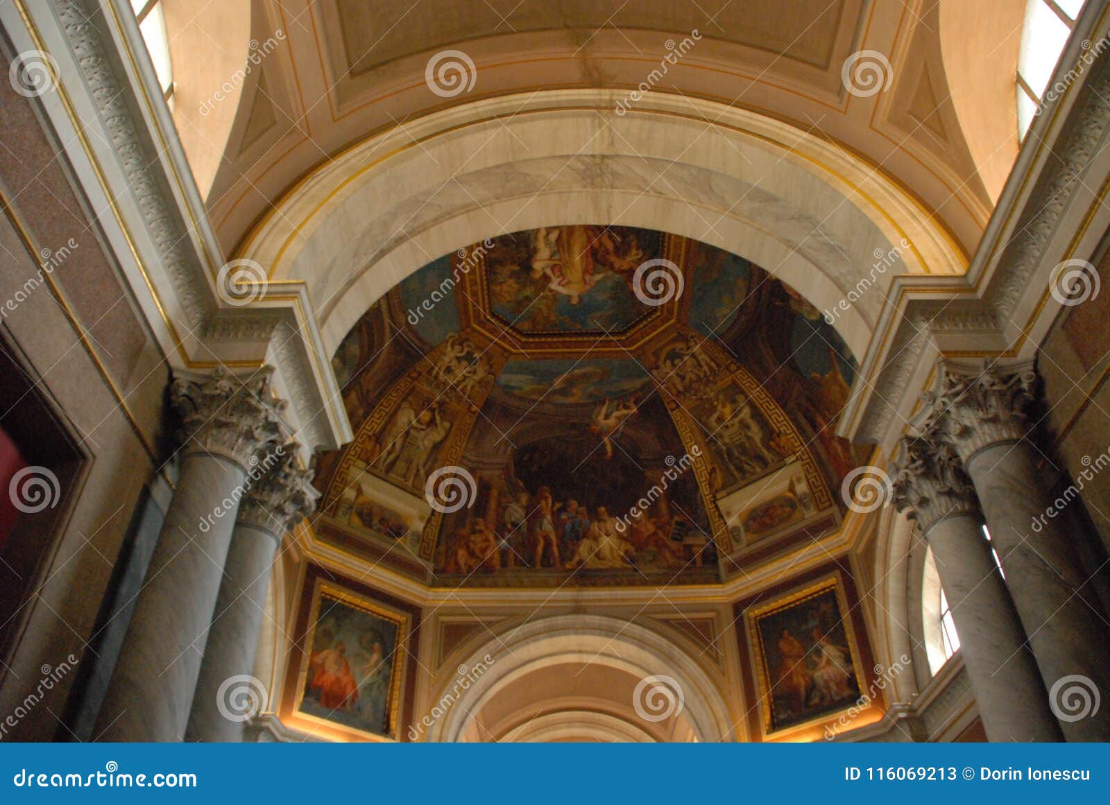 Vatican Museums, Ceiling, Column, Chapel, Basilica Editorial Stock ...