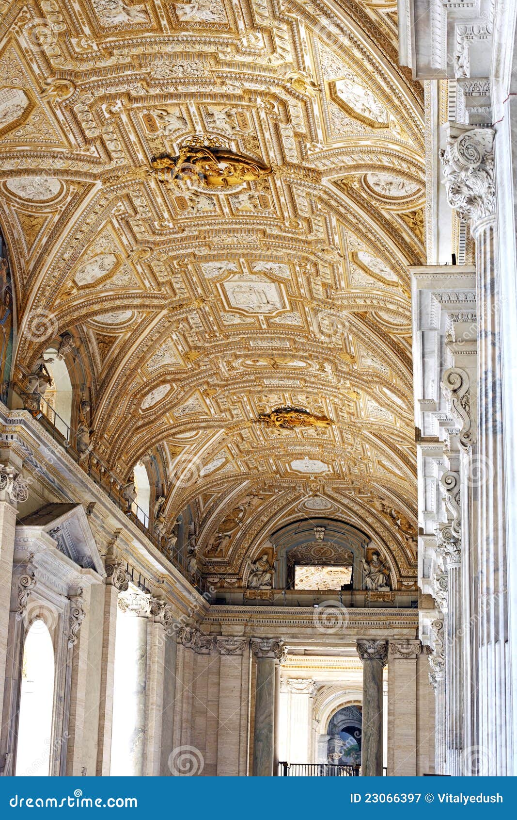 Vatican Museums - Gallery of Vatican. Italy, Rome. Editorial ...