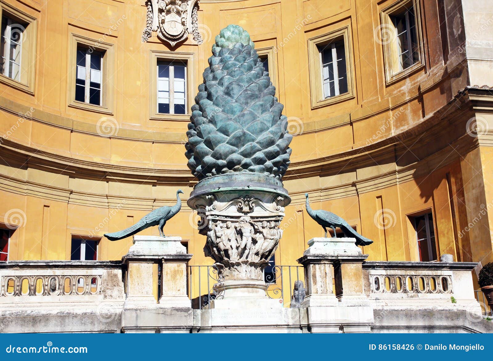 Vatican pine cone editorial photo. Image of vatican, state - 86158426
