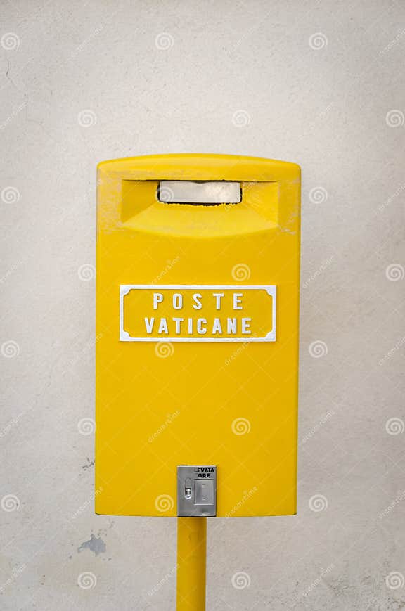 Vatican Post Service Translated Post Vaticane. Editorial Photography ...