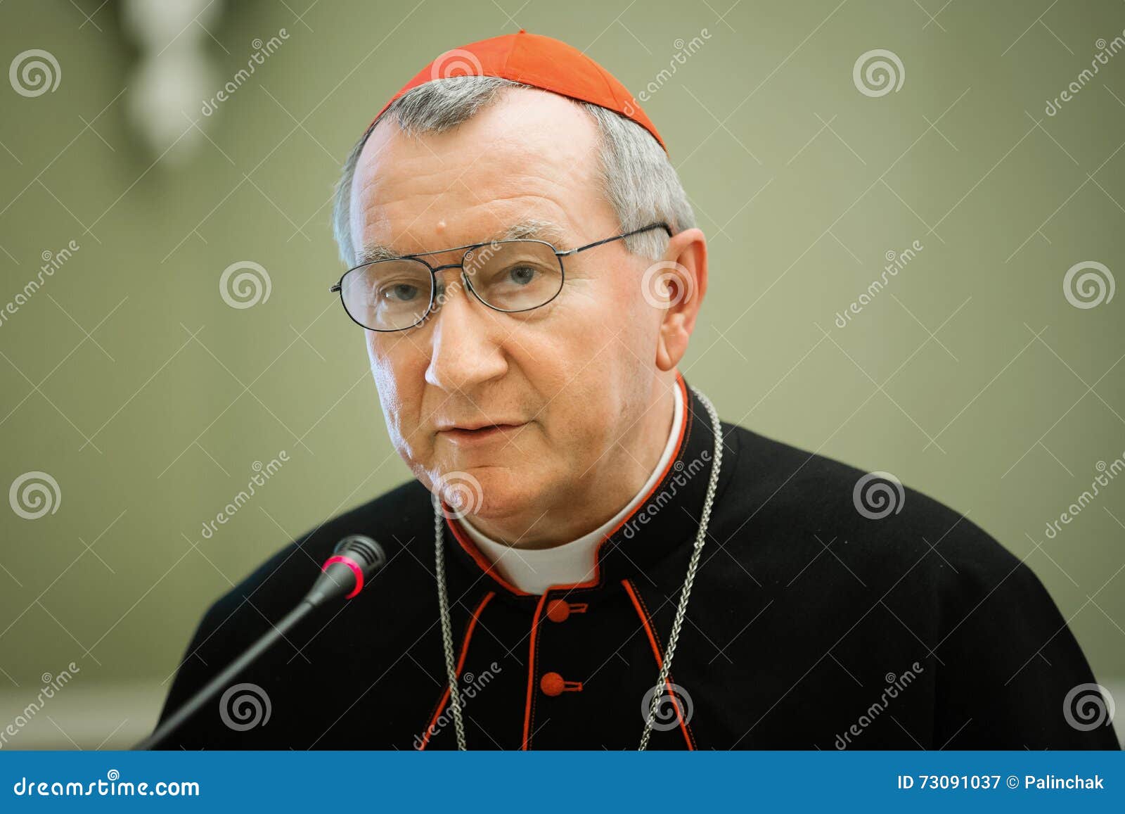 Vaticanenutrikesministerkardinal Pietro Parolin Redaktionell Arkivbild ...