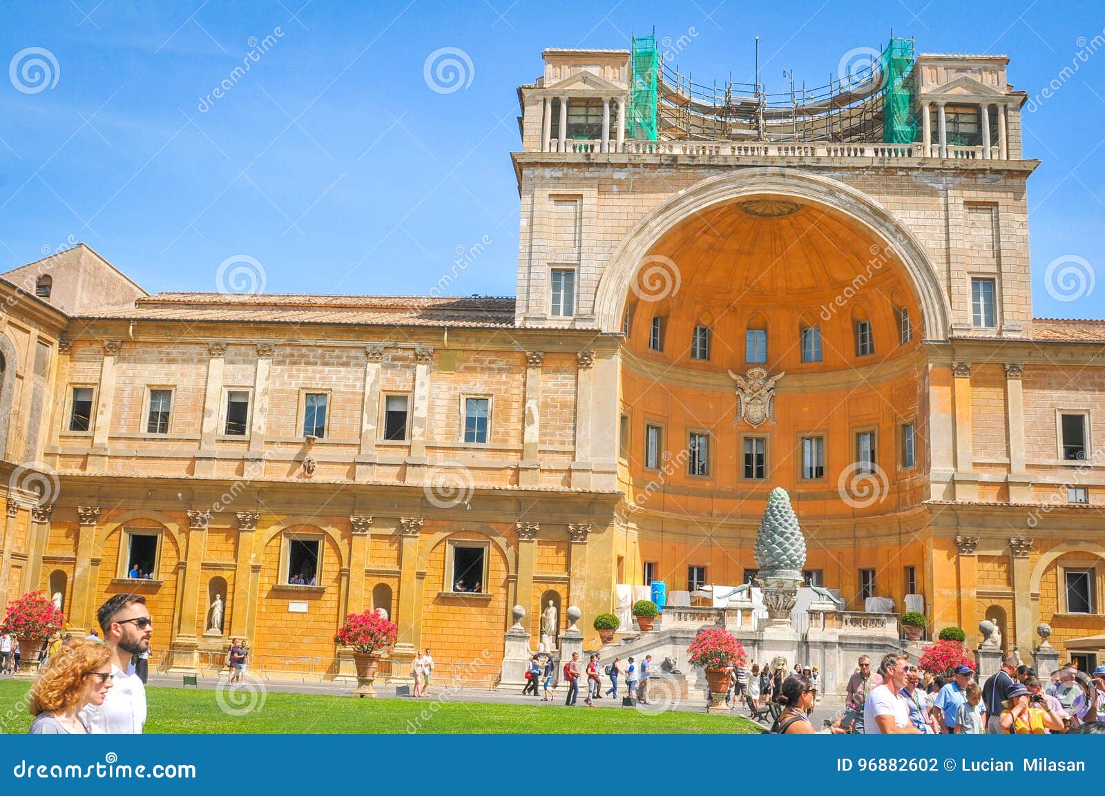Vatikan in Rom, Italien redaktionelles stockfotografie. Bild von ...