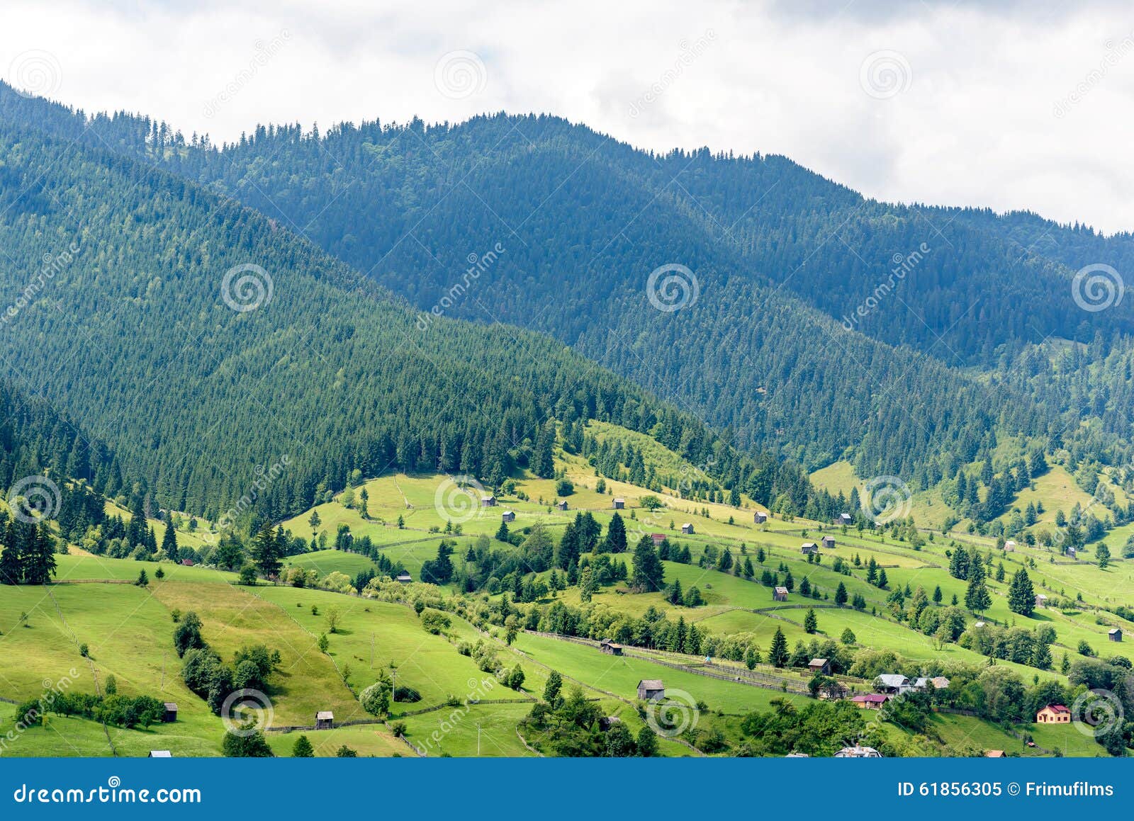 Vatra Dornei Chairlift In A Winter Landscape, Romania Royalty-Free ...