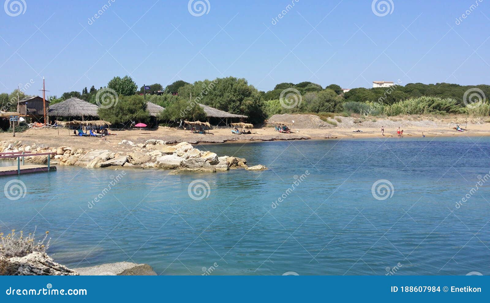 Vatsa Beach Kefalonia stock photo. Image of island, reservoir - 188607984
