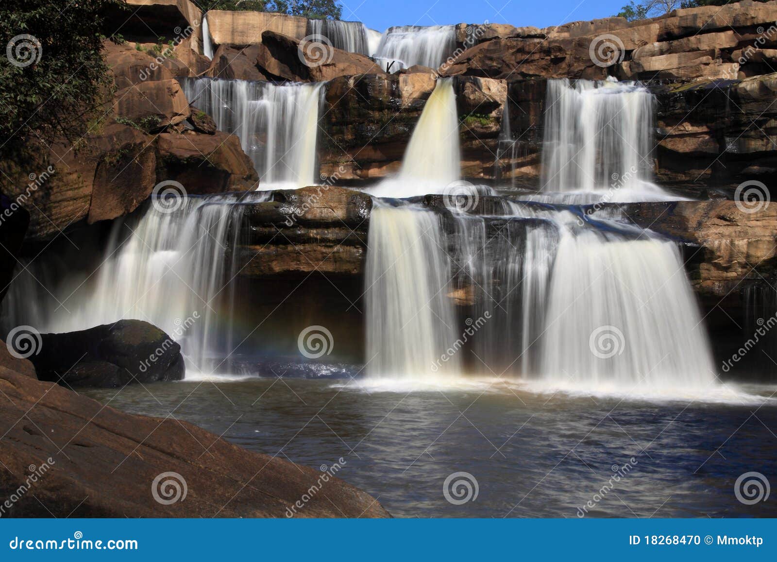 Vattenfall arkivfoto. Bild av vattenfall, vatten, norr - 18268470