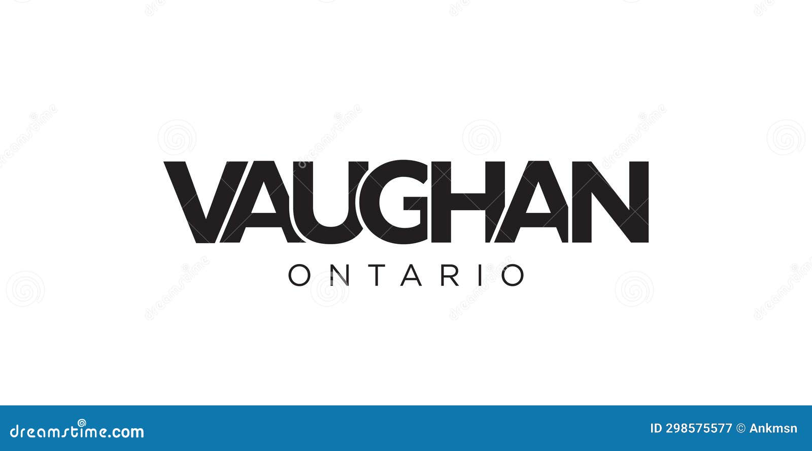 Vaughan in the Canada Emblem. the Design Features a Geometric Style ...
