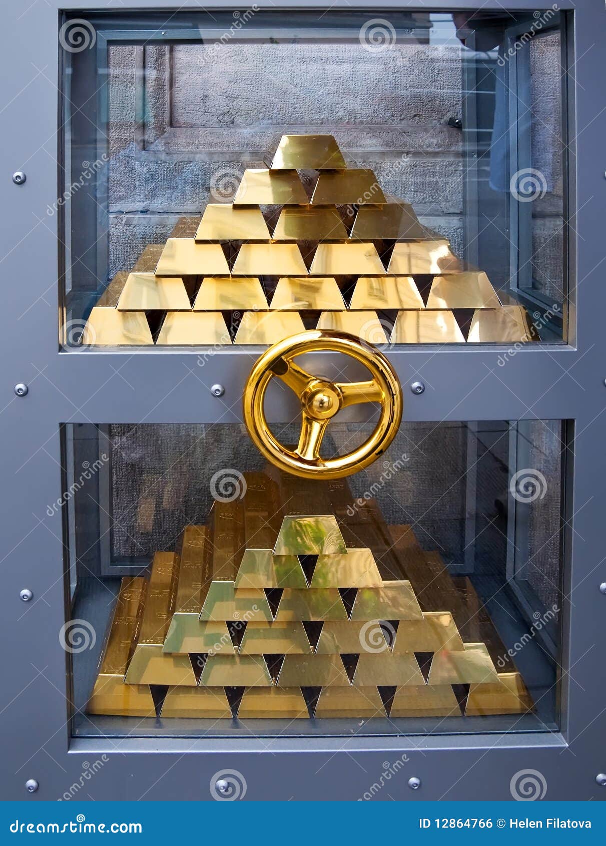 Vault stock photo. Image of lock, banking, reserves, bars - 12864766