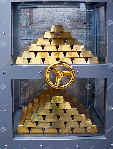 Vault stock photo. Image of lock, banking, reserves, bars - 12864766