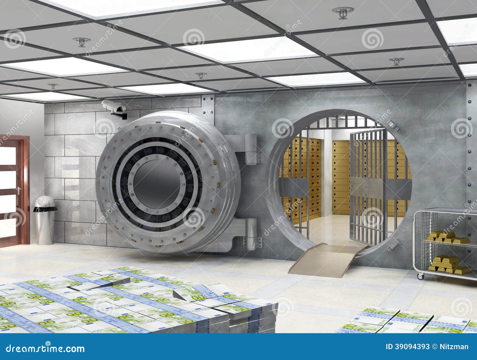 The Vault stock illustration. Illustration of security - 39094393