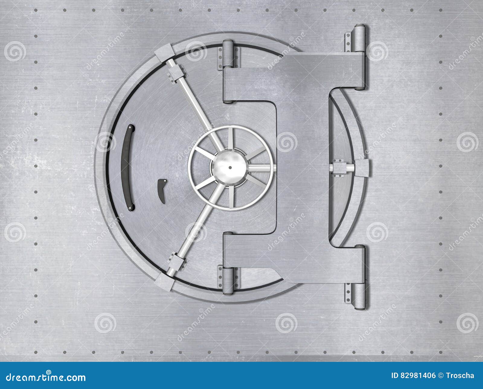 Vault door stock illustration. Illustration of vault - 82981406
