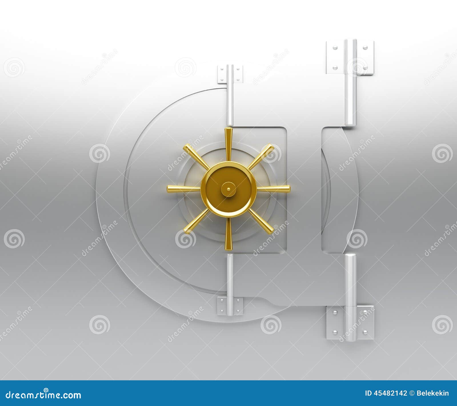 Vault stock illustration. Illustration of digital, door - 45482142