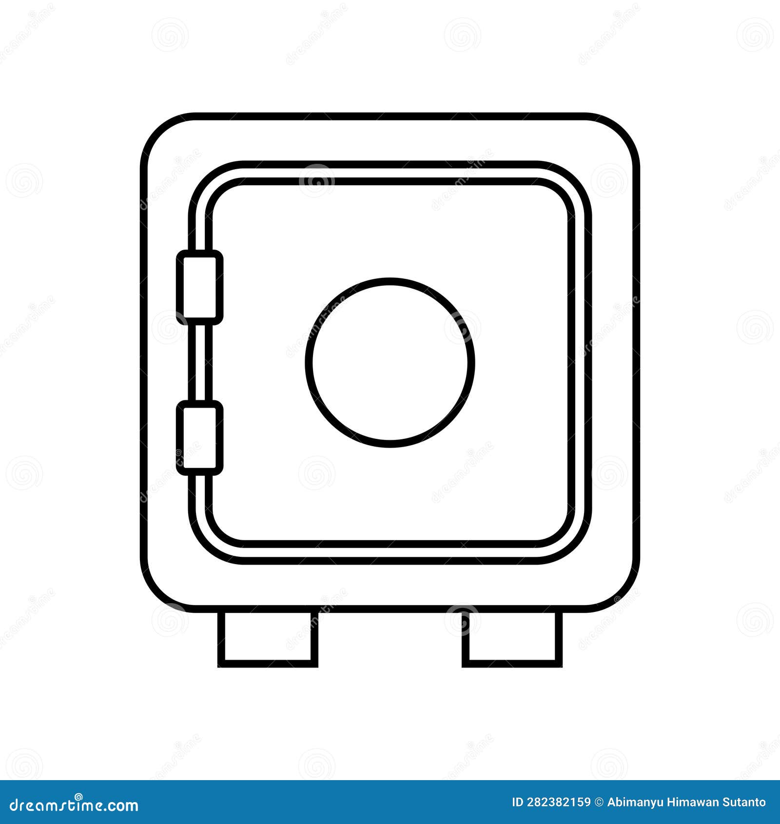 Vault icon vector stock vector. Illustration of graphics - 282382159