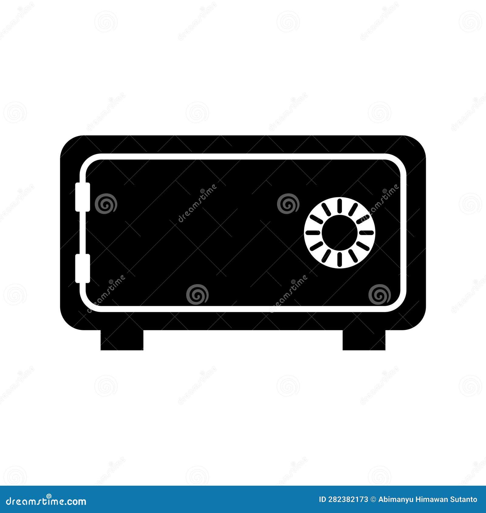 Vault icon vector stock vector. Illustration of business - 282382173